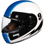 SMK Retro Electro Helmets with Classic Design & Top Safety