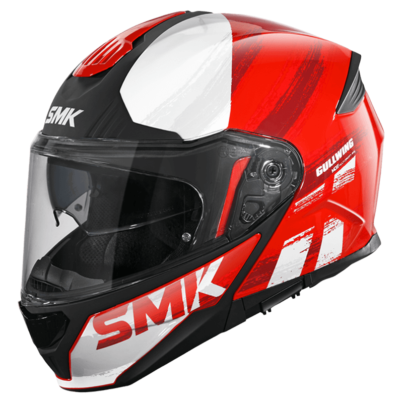 SMK Gullwing Modular Motorcycle Helmets for Men and Women